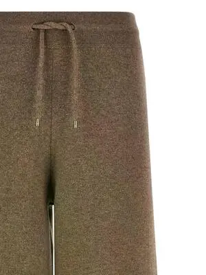Agnona Knitted Wide-leg Trousers