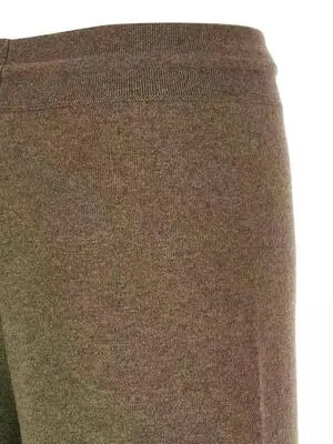 Agnona Knitted Wide-leg Trousers