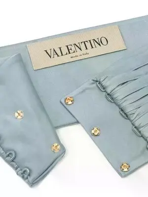 Valentino Garavani Ruched Belt - Blue