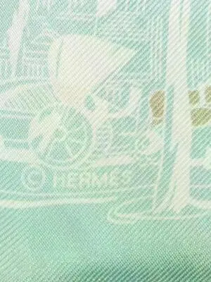 Hermès 2010-2020 A L Ombre Des Boulevards Silk Twilly Scarf Scarves - Multicolour