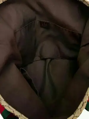 Gucci Gg Canvas Web Tote Bag - Neutrals