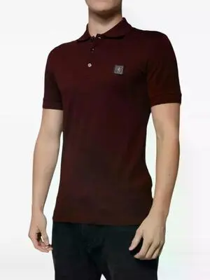 Dolce & Gabbana Leather-patch Cotton-piqué Polo Shirt