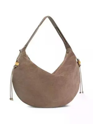 COCCINELLE Suede Shoulder Bag - Neutrals