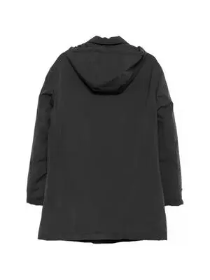Brioni Hooded Button-up Coat