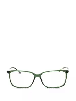 BOSS Rectangle Frame Eyeglasses - Green