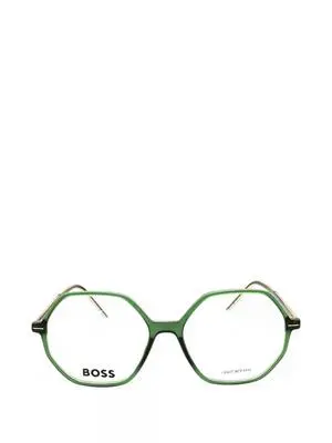 BOSS Geometric-frame Glasses - Gold