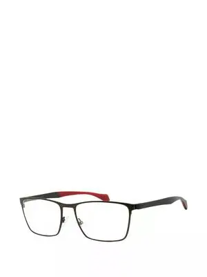 BOSS Rectangle Frame Eyeglasses - Black