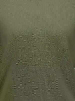 ALLUDE Short-sleeve Crew-neck Top