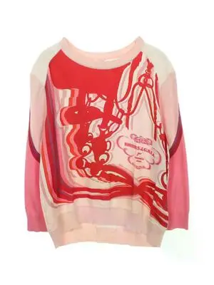Hermès 2010s Brides De Gala Sweater - Pink