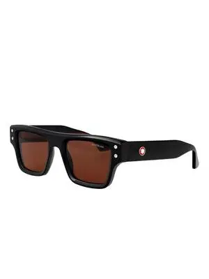 Montblanc Square-frame Sunglasses - Black