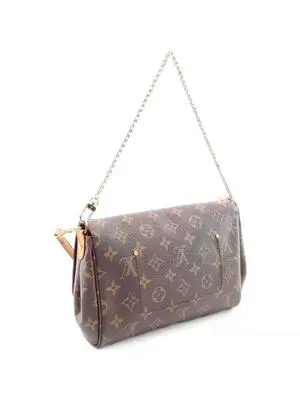 LOUIS VUITTON Monogram Favorite Mm Shoulder Bag - Brown