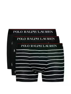 Polo Ralph Lauren Logo-waistband Boxers - Black