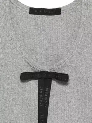 ALAINPAUL Bow-detail Ribbed Top