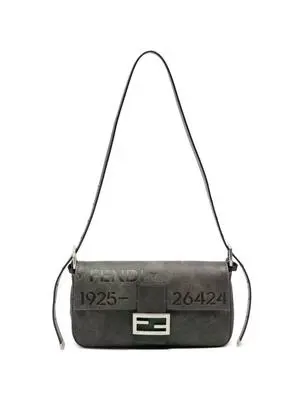 Fendi Baguette Shoulder Bag - Grey