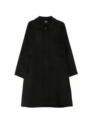 OMC Marlon Single-breasted Coat - Black