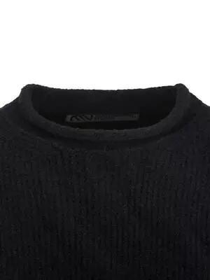 MASSIMO OSTI STUDIO Ribbed-knit Sweater - Black