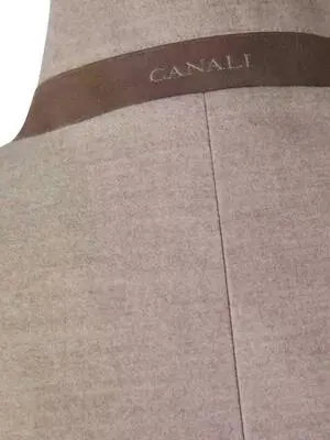 Canali High-neck Patch-pocket Jacket