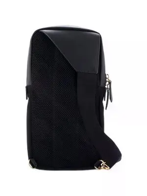 Fendi Monster Sling Bag Nylon And Leather Medium Crossbody Bag