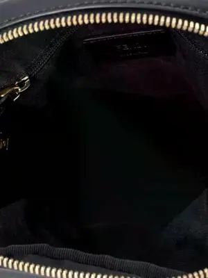 Fendi Monster Sling Bag Nylon And Leather Medium Crossbody Bag