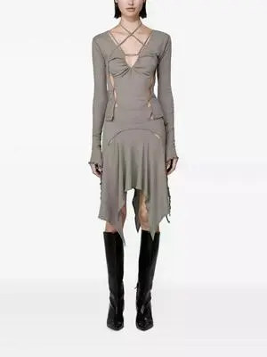 SRVC STUDIO Cut-out Ruched Top