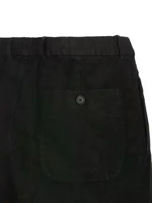 MASSIMO OSTI STUDIO Pleated Logo-patch Trousers
