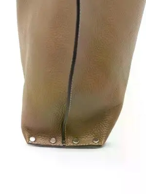 A.p.c. Le Neige Clou Leather Tote Bag - Neutrals
