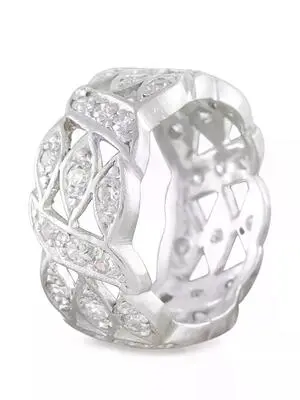 LB EXCLUSIVE 18k White Gold Diamond Openwork Ring