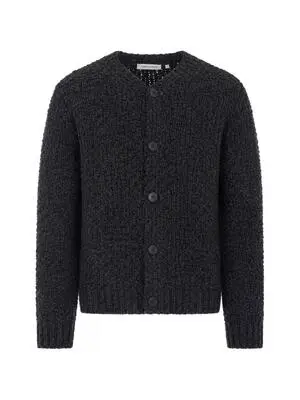 SUNFLOWER Bouclé-knit V-neck Cardigan