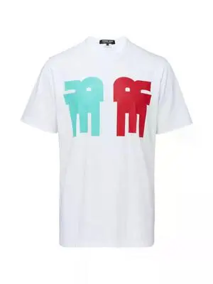 Comme Des Garçons Graphic-print T-shirt - White