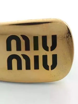 Miu Miu Logo Plate Hair Clips