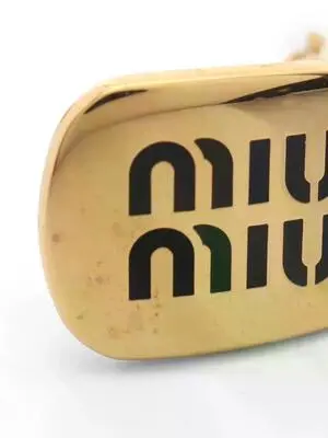 Miu Miu Logo Plate Hair Clips