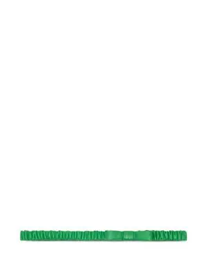 Dorothee Schumacher Bow Detail Stretch Belt - Green
