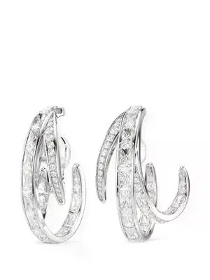 SWAROVSKI Crystal-embellished Triple Hoop Clip-on Earrings