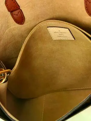 LOUIS VUITTON Vaugirard Handbag Monogram Canvas With Leather Satchel