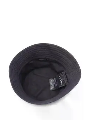 Prada Logo Print Bucket Hat