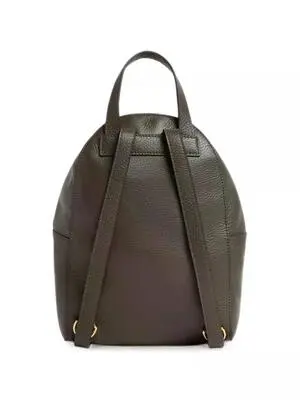 COCCINELLE Small Beat Grained-leather Backpack