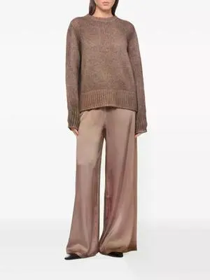 Avant Toi Gradient Silk Wide Leg Trousers