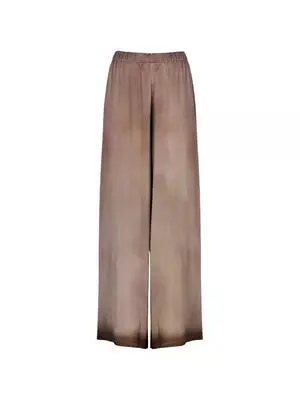 Avant Toi Silk Trousers - Brown
