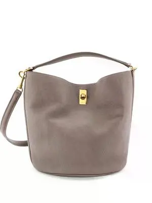 Celine 16 Bag Leather Bucket Bag