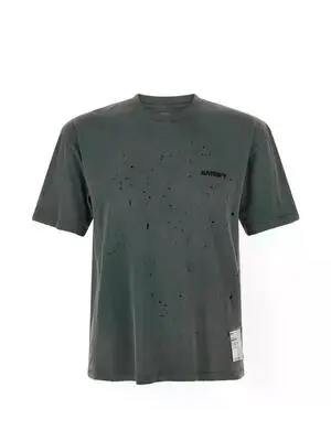 Satisfy Mothtech Logo-print T-shirt - Grey