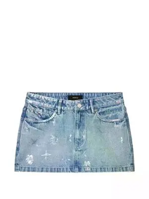 PURPLE BRAND Monogram Mini Skirt