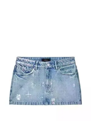 PURPLE BRAND Monogram Mini Skirt