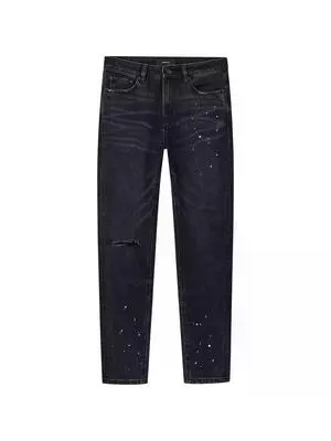 PURPLE BRAND Paint-splatter Skinny Jeans