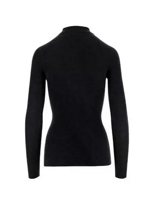 SA SU PHI Ribbed Knit Polo Shirt