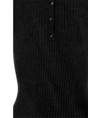 SA SU PHI Ribbed Knit Polo Shirt
