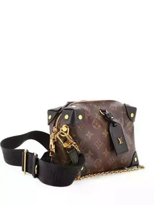 LOUIS VUITTON Petite Malle Souple Handbag - Black