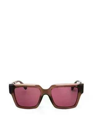 FERRAGAMO Gancini Square-frame Sunglasses