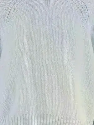 SA SU PHI Pointelle-knit Raglan-sleeve Sweater
