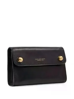 THE BRIDGE Flap-closure Clutch Bag - Black