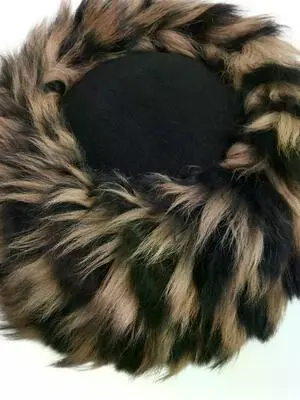 Valentino Garavani Lamb Fur Hat With Metal Vlogo Detail
